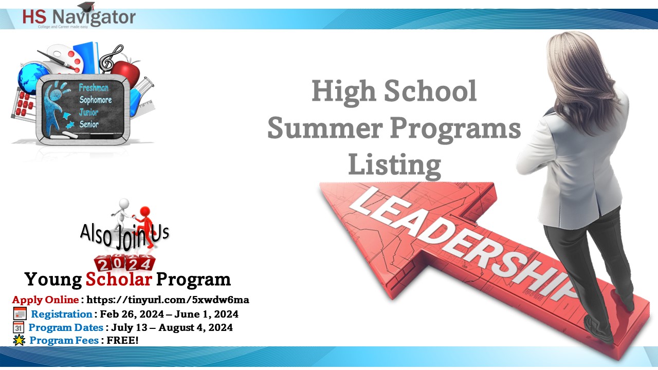 Calling All High School Leaders in the Making!